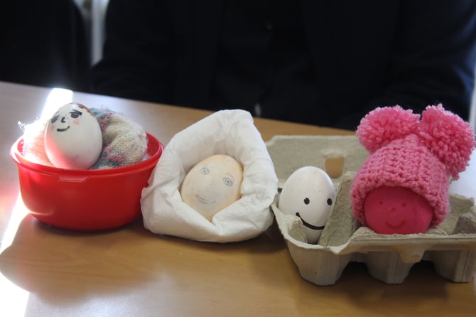 Psychology Students Learn Attachment Theory with Egg Baby Project